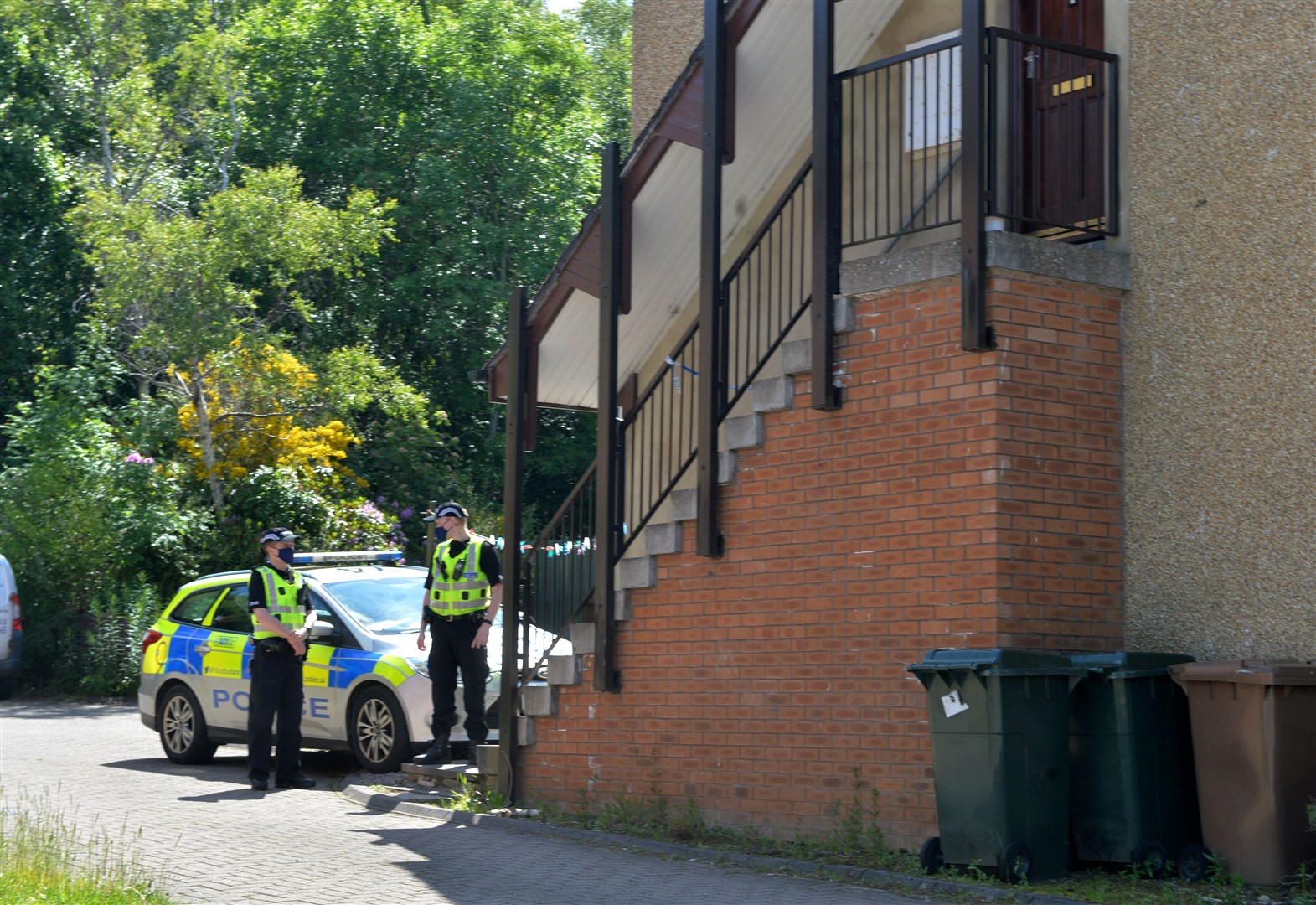 Police Scotland Officers In The Highlands Investigating Unexplained